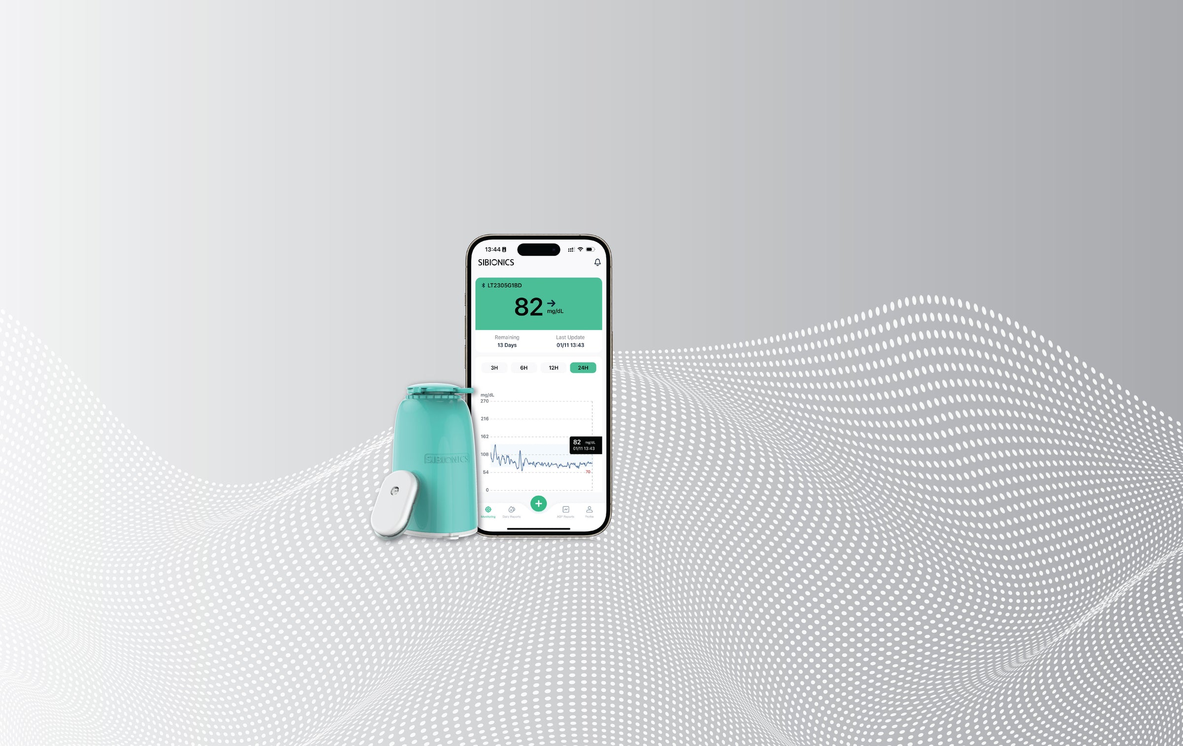 SIBIONICS GS1 Continuous Glucose Monitoring (CGM) System