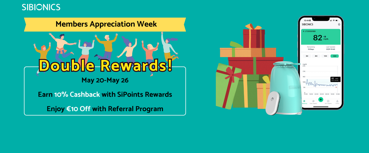 SIBIONICS GS1 Continuous Glucose Monitoring (CGM) System