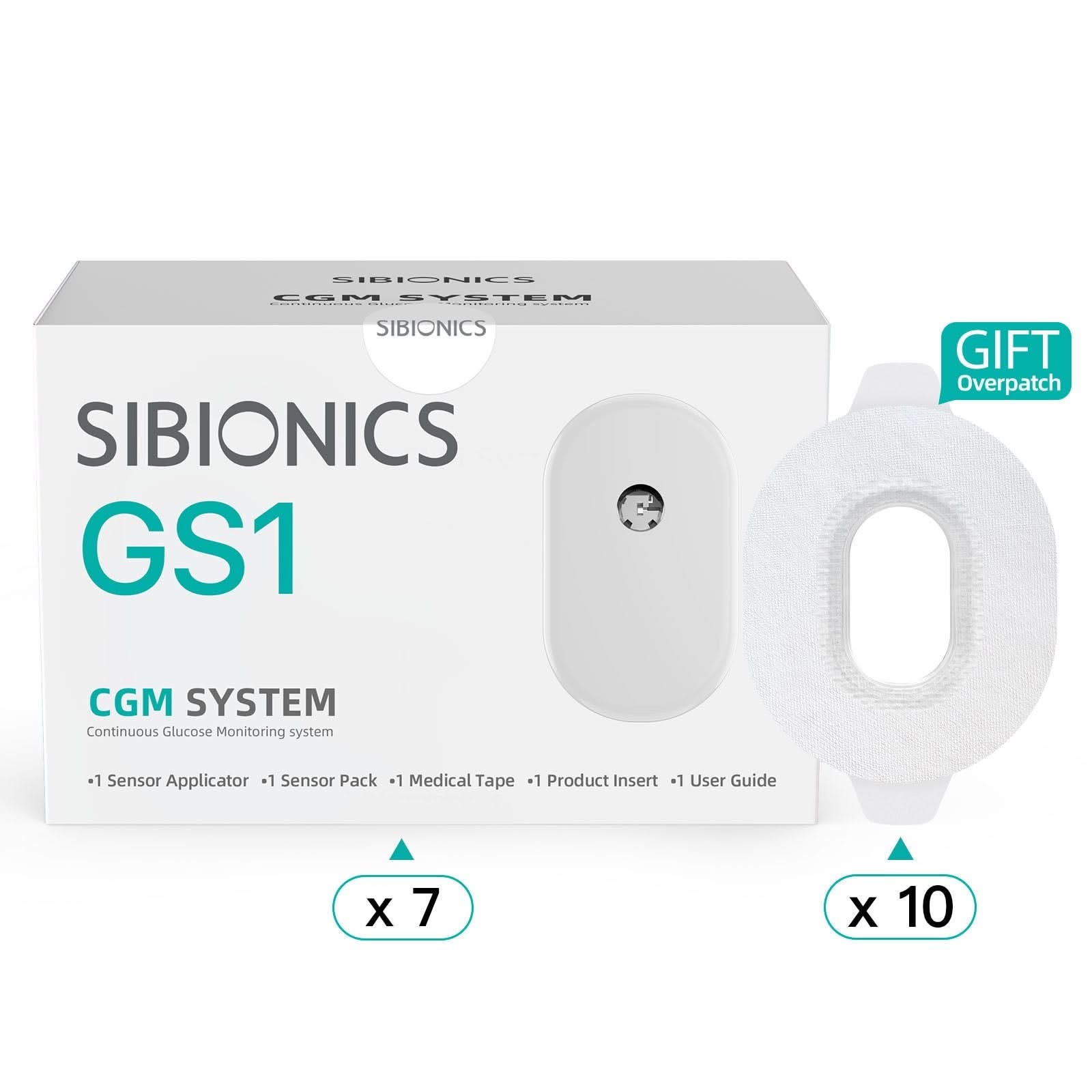 SIBIONICS GS1 CGM Continuous Glucose Monitoring System